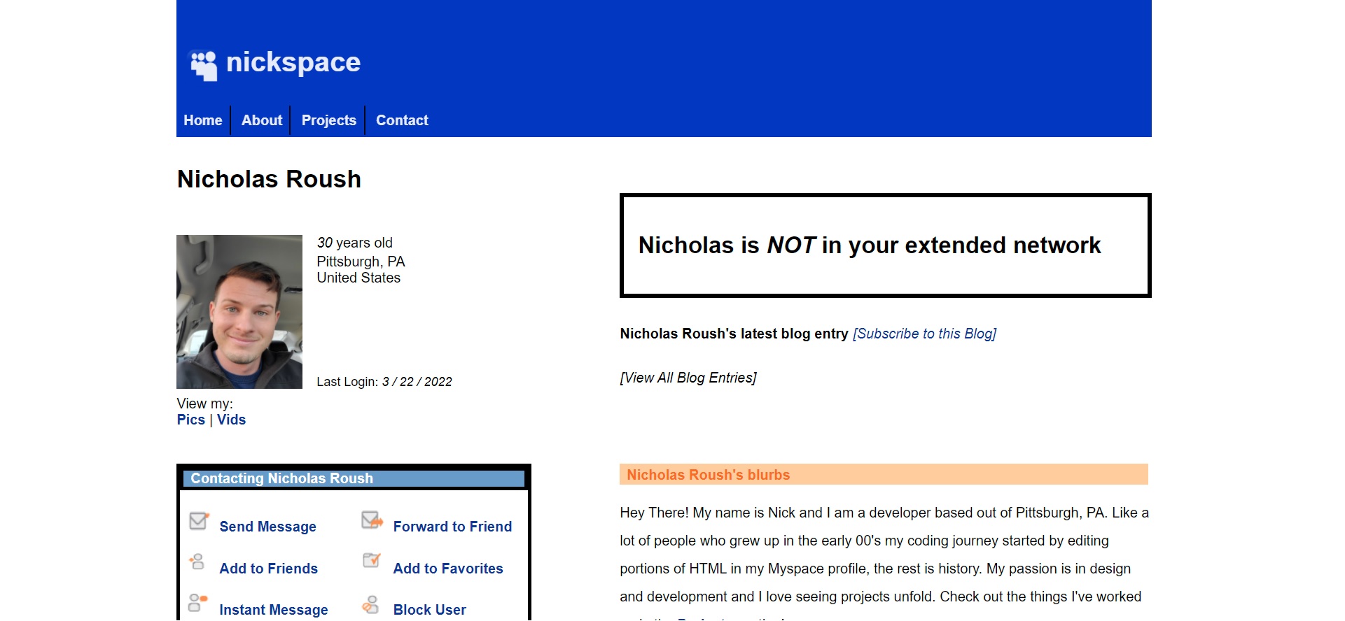 Nicholas Roush Portfolio